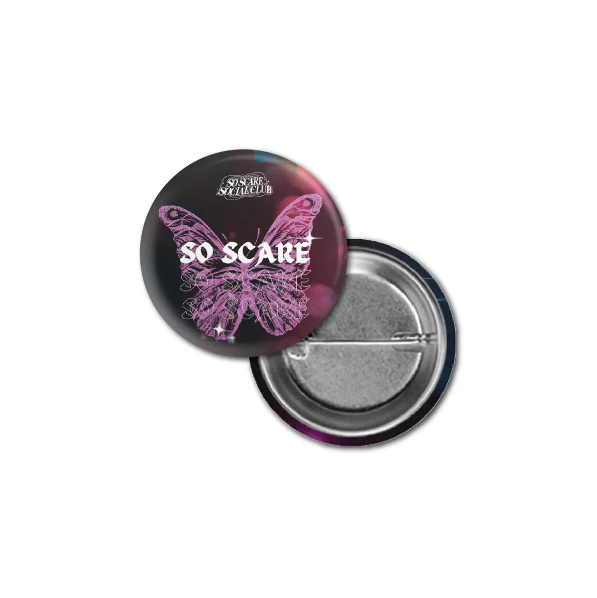 BUTTERFLY METAL PIN – So Scare Social Club