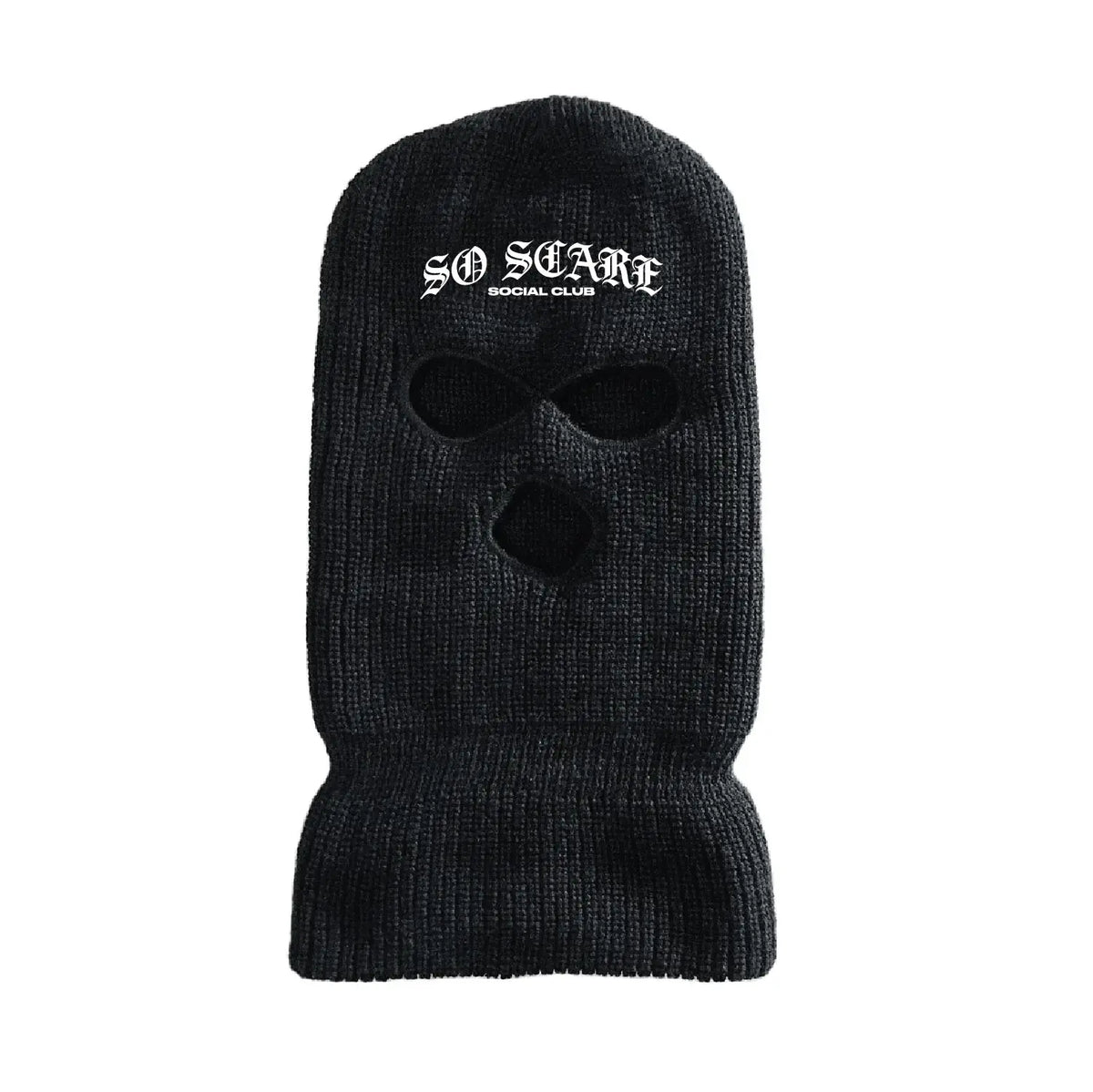 OLD ENGLISH SKI MASK – So Scare Social Club