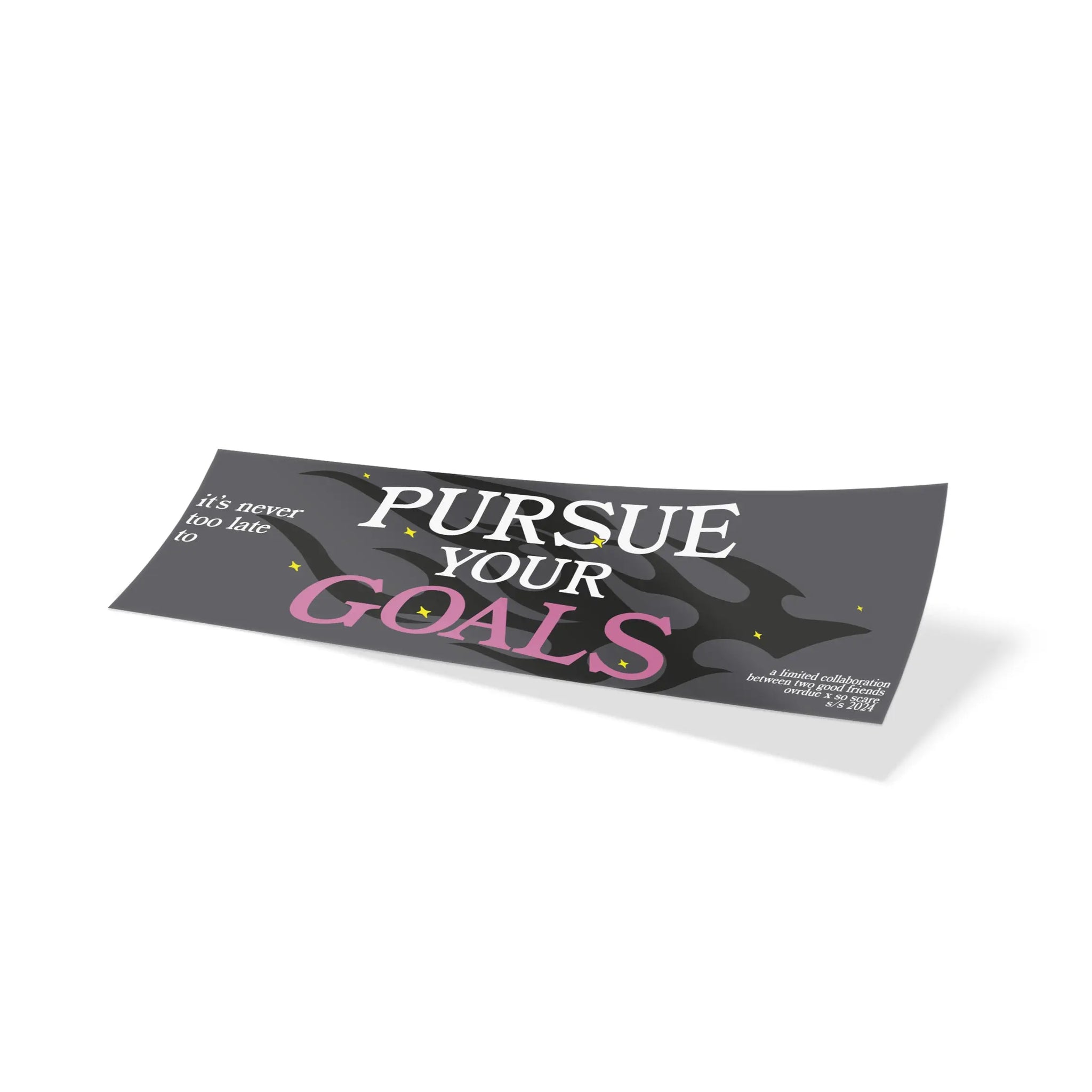 PURSUE YOUR GOALS SLAP - GREY – So Scare Social Club